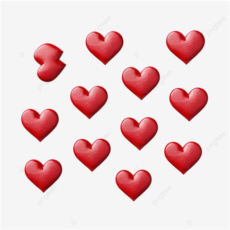 Corazones Rojos De San Valentin PNG dibujos Corazón Rojo Listón Rojo