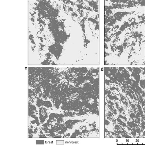 an example of six morphological spatial pattern mps classes pixel download scientific