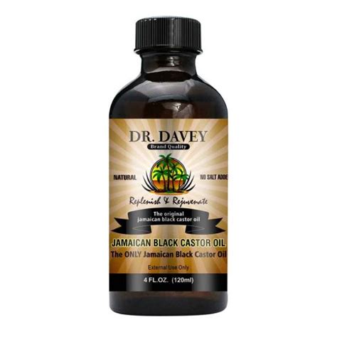 Private Label Dr DAVEY Natural Jamaican Black Castor Oil Hair Growth