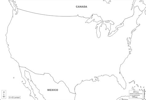 Estados Unidos USA Mapa Gratuito Mapa Mudo Gratuito Mapa En Blanco