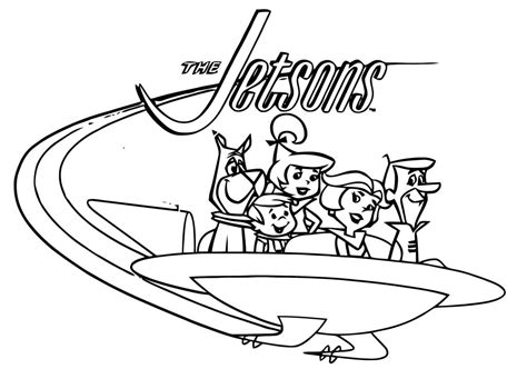 Jetsons Coloring Page 056 Wecoloringpage Jetsons Coloring The Best