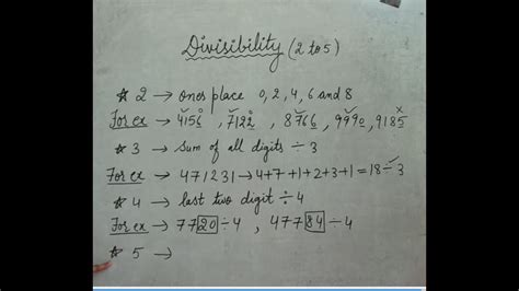 divisibility part 1 factors and multiples tutorial 4 youtube
