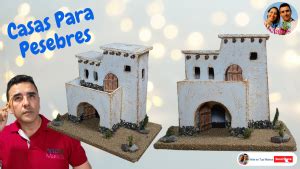 Casas Fáciles en Cartón Para Pesebres Belenes Maquetas Arte en Tus