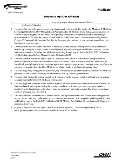 Medicare Opt Out Form Pdf Fill Out Sign Online Dochub