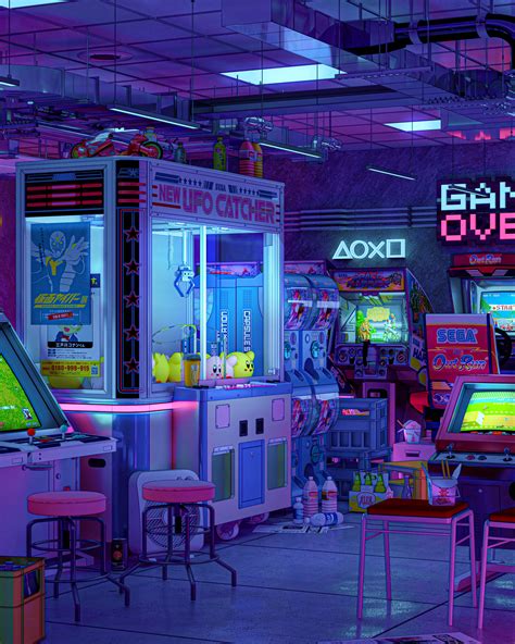 Papel de parede arte digital obra de arte ilustração CGI interior