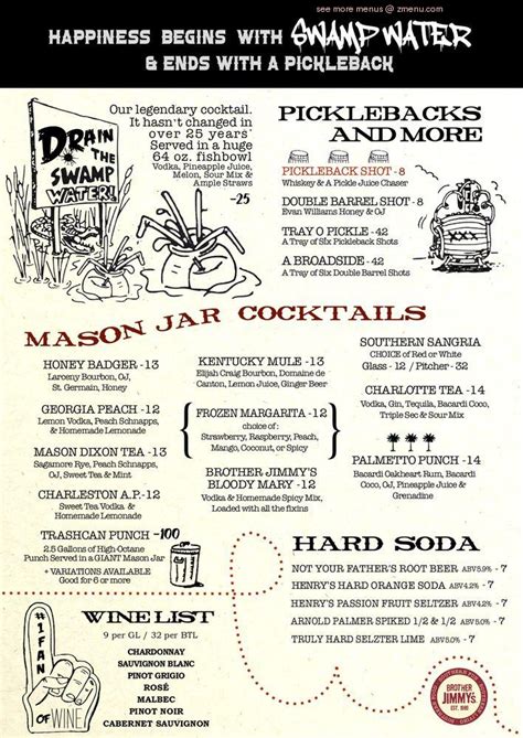 Online Menu Of Brother Jimmys BBQ Restaurant New York New York 10021