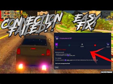 How To Fix Fivem Fetching Error Fivem Connection Failed Fivem Has
