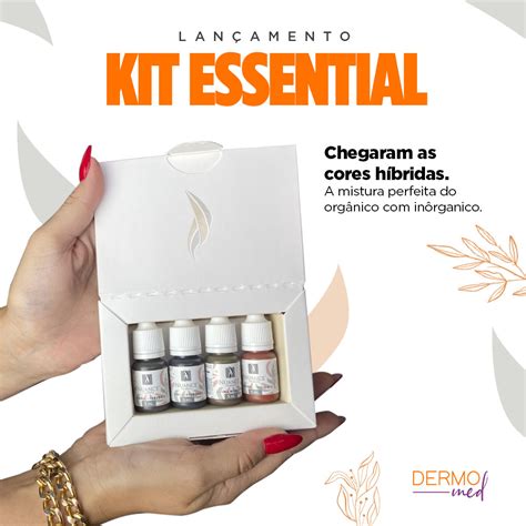 Kit Essential Pigmentos Para Micropigmenta O Linha H Brida Ml