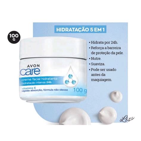 Creme Facial Avon Care Hidratante Vitamina E 100 G Creme Avon