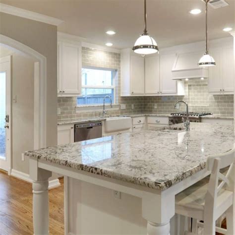 Pretty White Kitchen Backsplash Ideas Granite Countertops Kitchen