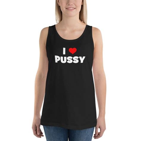I Love Pussy Tank Top Lgbt Lesbian Shirt Eat Pussy Lgbtq Eat Etsy
