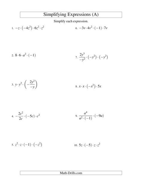 multiplying rational expressions worksheet pdf multiplying and simplifying algebraic