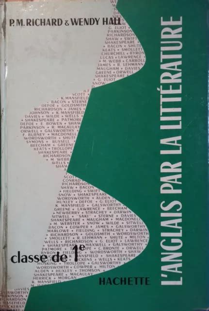 L ANGLAIS PAR LA Litt Rature Classe De Premi Re EUR 10 00 PicClick FR