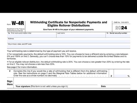Irs Form W V Instructions Voluntary Withholding Request