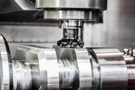 Máquina de trituração do Cnc para metais Stock Photo cookelma