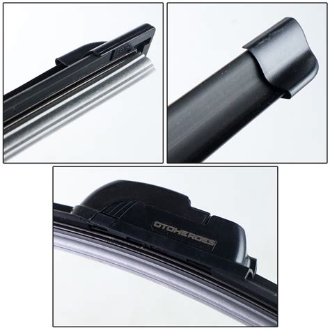 Otoheroes Wiper Kaca Mobil Frameless Blade U Shape Hook Pair Inch
