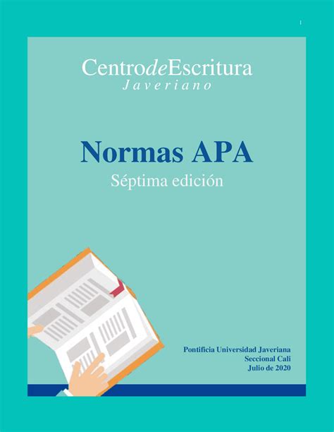 Normas Apa Septima Edicion Esquemas Y Mapas Conceptuales De