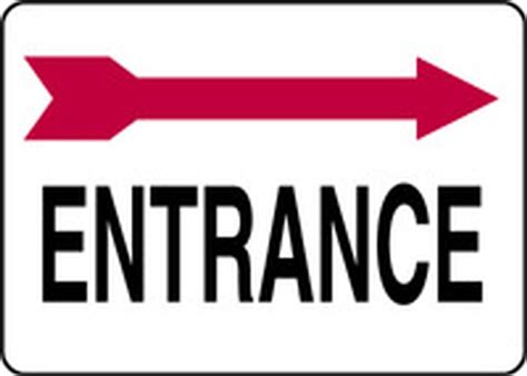 Arrow Entrance Signage Ubicaciondepersonas Cdmx Gob Mx