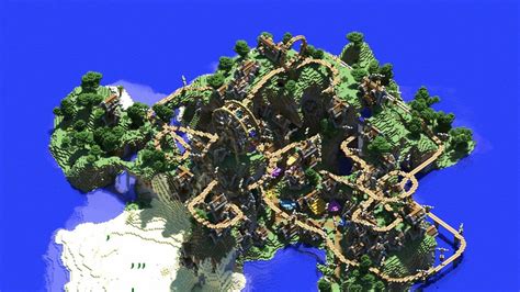 7 Best Roller Coaster Maps For Minecraft 1 19 Update