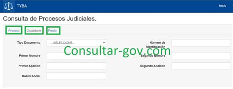 Consulta de Procesos Judiciales Por cédula o caso