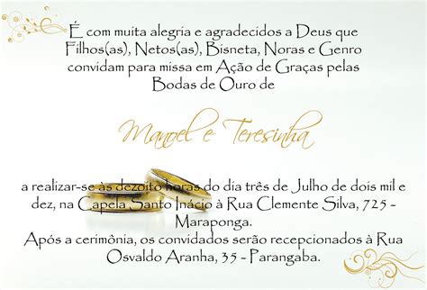 Portf Lio Caroline Sampaio Convite De Bodas De Ouro