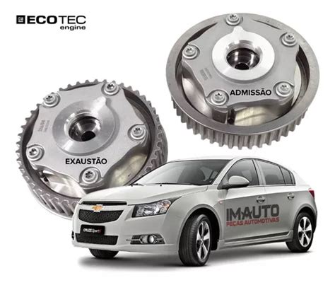 Par Polia Comando Variável Admissão Escape Gm Cruze 1 8 16v