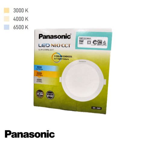 Jual PANASONIC Downlight LED NEO CCT Slim 9W 9 Watt NNP72276 Jakarta