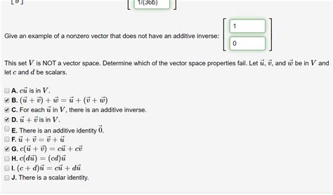 solved 4 points let v be the set r² with a nonstandard