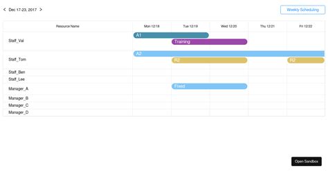 Schedulerapp Codesandbox