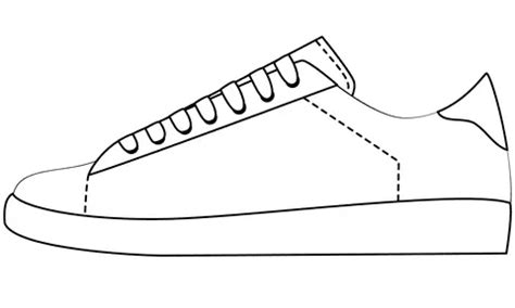 Tennis Shoe Image Coloring Pages Coloring Cool