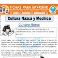 Nazca Mochica Para Tercero De Primaria Fichas Para Imprimir