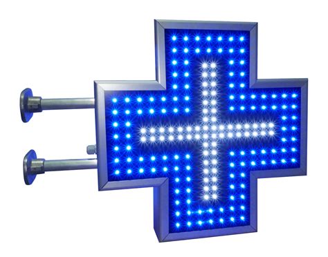 Cruce Cabinet Veterinar LED ALBASTRA ALB 50x50cm