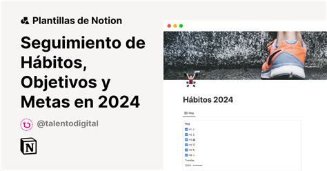 Plantilla Seguimiento De H Bitos Objetivos Y Metas En Notion