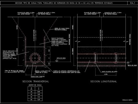 Trenches In AutoCAD CAD Library