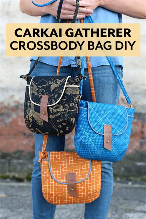 Carkai Gatherer Crossbody Bag Tutorial From Noodlehead J Conlon And Sons