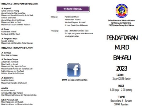 Brosur PENDAFTARAN MURID BAHARU 2023 Fazilahadanan Flip PDF AnyFlip
