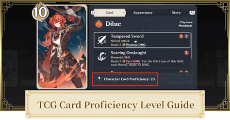 Genshin TCG Card Proficiency Level Guide GameWith