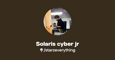 Solaris Cyber Jr Twitter Instagram TikTok Linktree