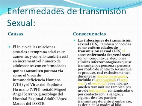 Causas Y Consecuencias De Las Relaciones Sexueles Enfermedades De