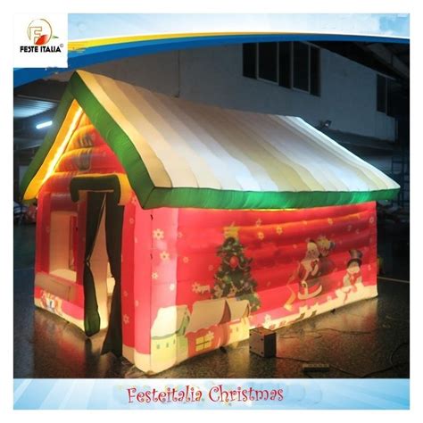 Noleggio Casetta Babbo Natale Gonfiabile