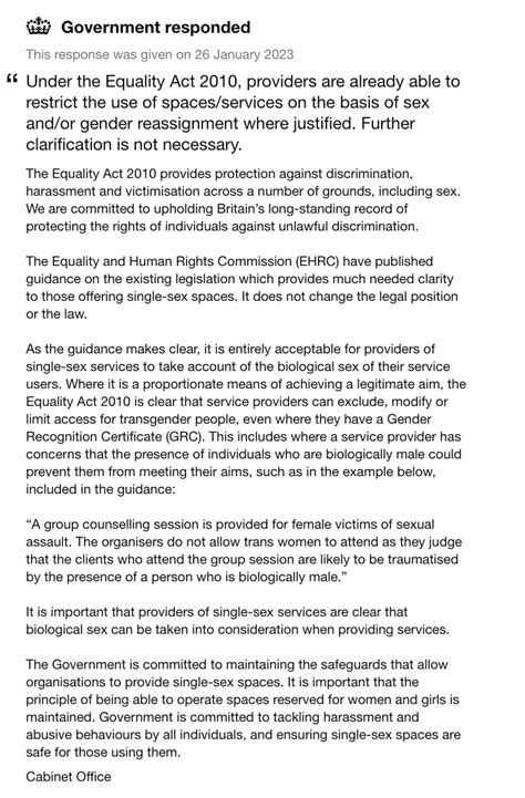 Sex In The Equality Act Sex Matters
