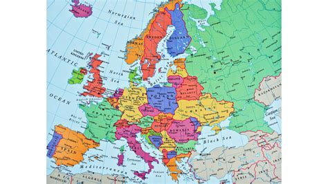 Mapa De Europa Con Nombres Y Capitales