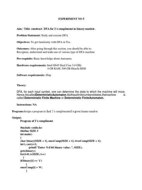 toc experiment pdf formalism deductive theory of computation