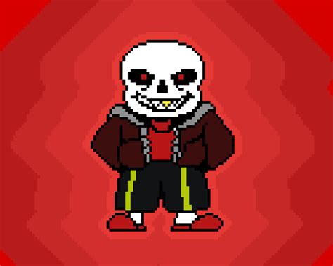Pixilart Underfell Sans By Puro Thefurry
