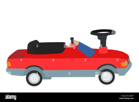 Illustration Of Red Toy Car Stock Photo Alamy