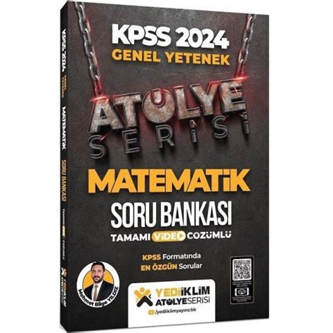 Yediiklim Yayınları 2024 Genel Yetenek Atölye Serisi Matematik Tamamı