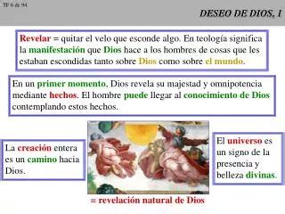 PPT LA REVELACIÓN DE DIOS PowerPoint Presentation free download ID