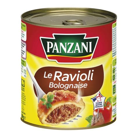 PANZANI RAVIOLI BOLOGNAISE Boite De 400g 800g Conserves Et Plats