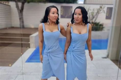 Worlds Most Identical Twins Who Share Fiancé Drop Jaws In Risqué Dress Daily Star