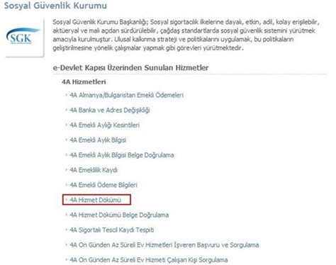 SGK Hizmet Dökümü Sorgulama Nasıl Yapılır Sözcü